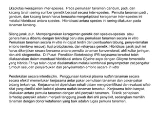 Pengertian dan Potensi Plasma Nutfah Tanaman | PPT