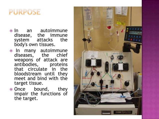 Plasmapheresis | PPTX | Blood Disorders | Diseases and Conditions