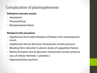 Plasmapheresis | PPTX