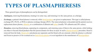 Plasmapheresis Therapy (PLEX Therapy).pptx