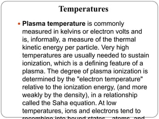 Plasma physics | PPTX