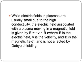Plasma physics | PPTX