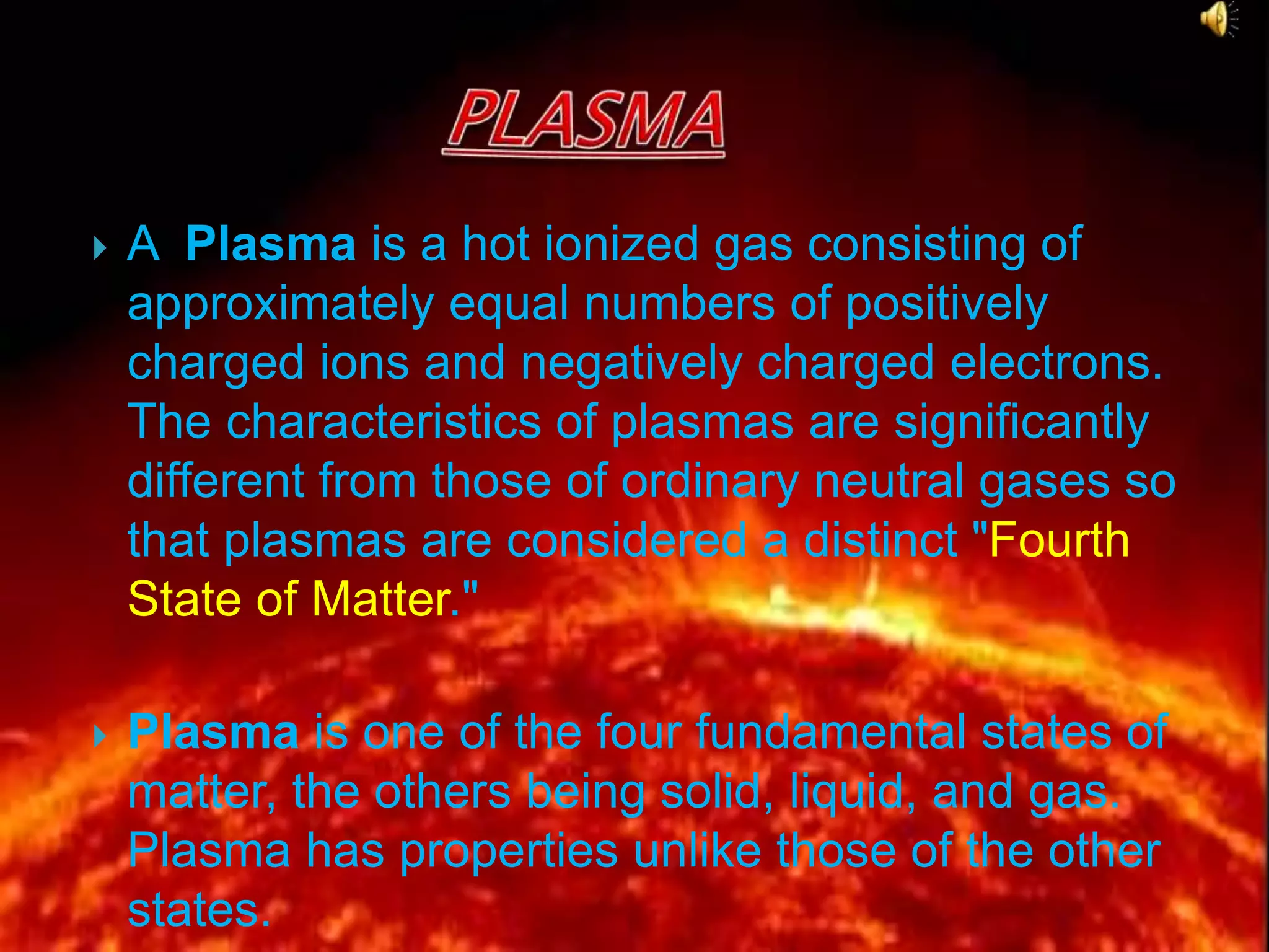 Plasma ppt | PPTX