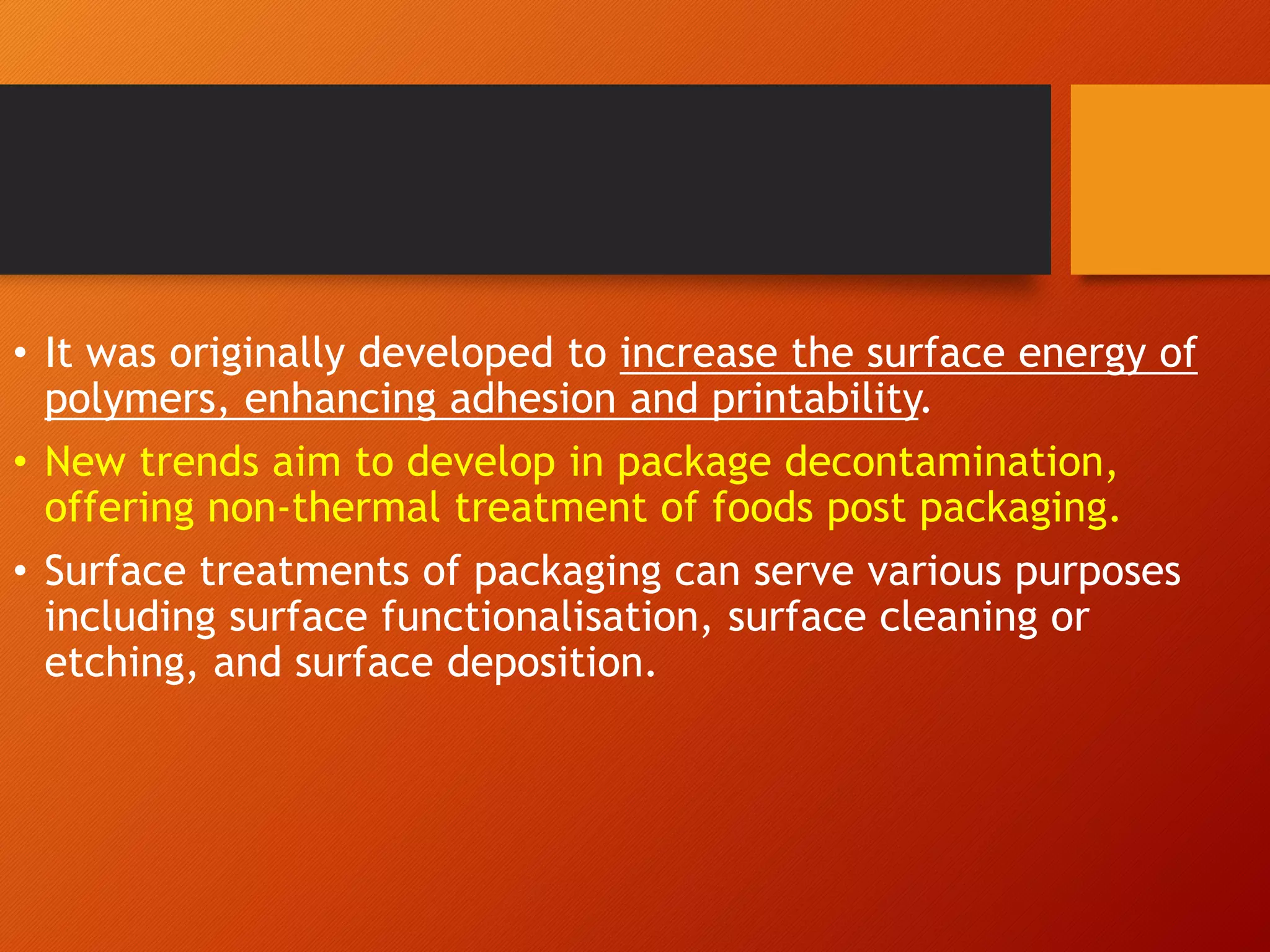 Cold Plasma processing | PPTX