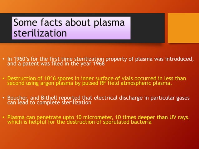 Cold Plasma processing | PPT