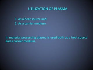 Plasma processing in extractive metallurgy | PDF
