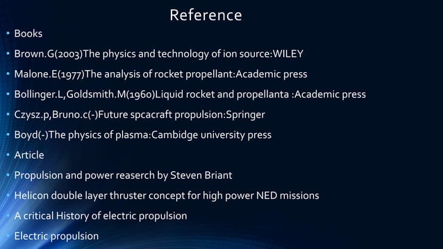 Plasma propulsion | PPTX