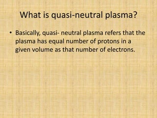 Plasma propulsion engine | PPTX