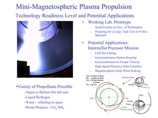 Plasma propulsionm2p2 | PPT