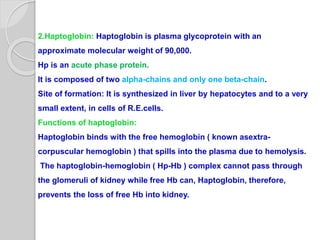 PLASMA PROTEINS | PPTX