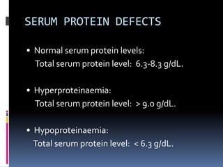 Plasma proteins | PPT