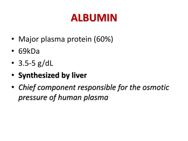 plasma proteins, classification and functions.pptx | Blood Disorders ...