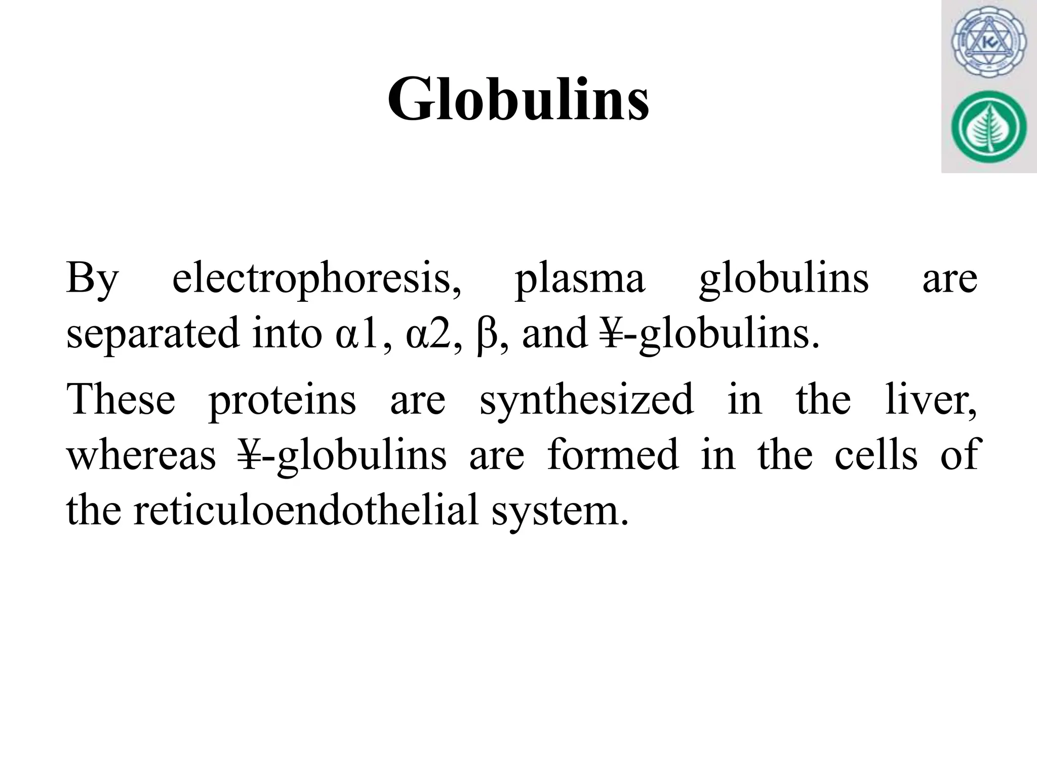 Plasma proteins and their functions for Nursing .pptx