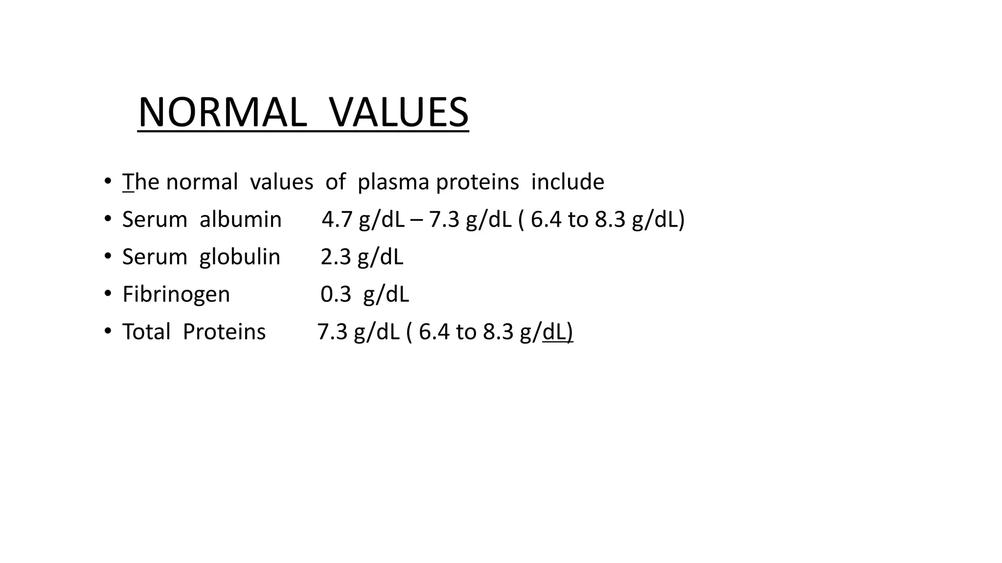 Plasmaproteins_types functions clinical importance | PPT
