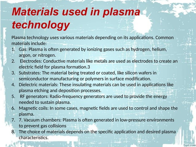 PLASMA TECHNOLOGY PRESENTATION Assignment (3).pptx