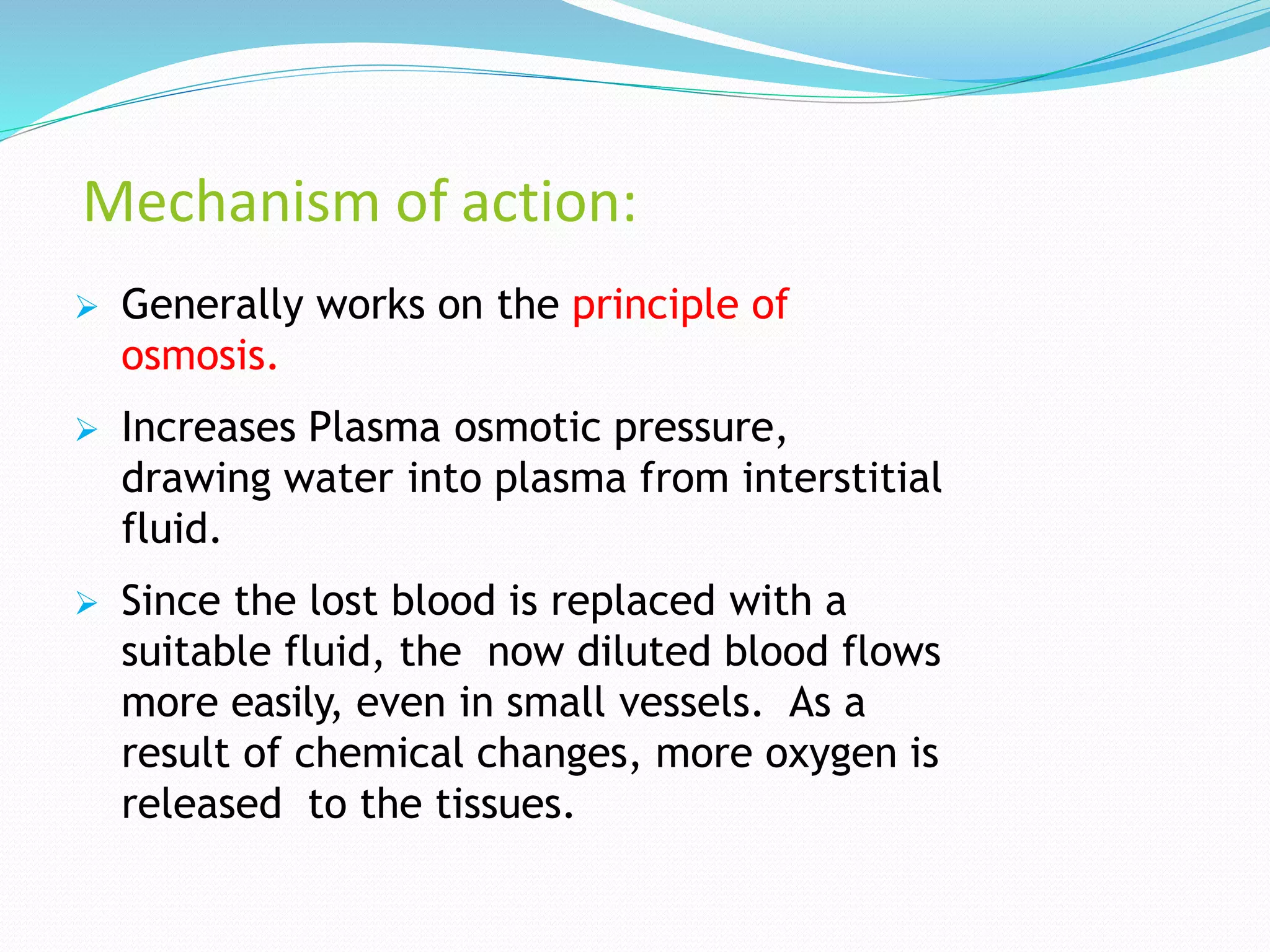 Plasma volume expanders | PPTX