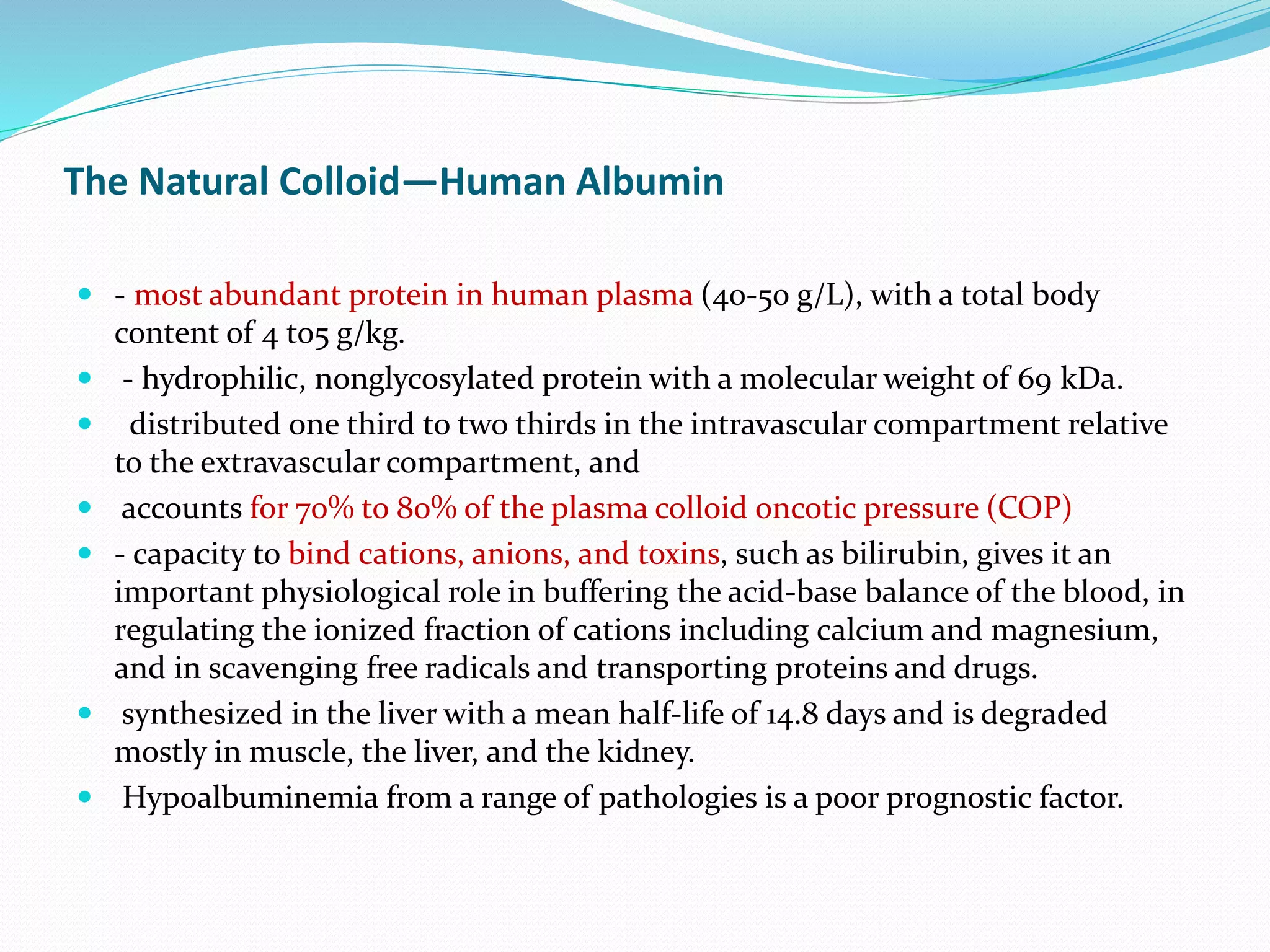Plasma volume expanders | PPTX