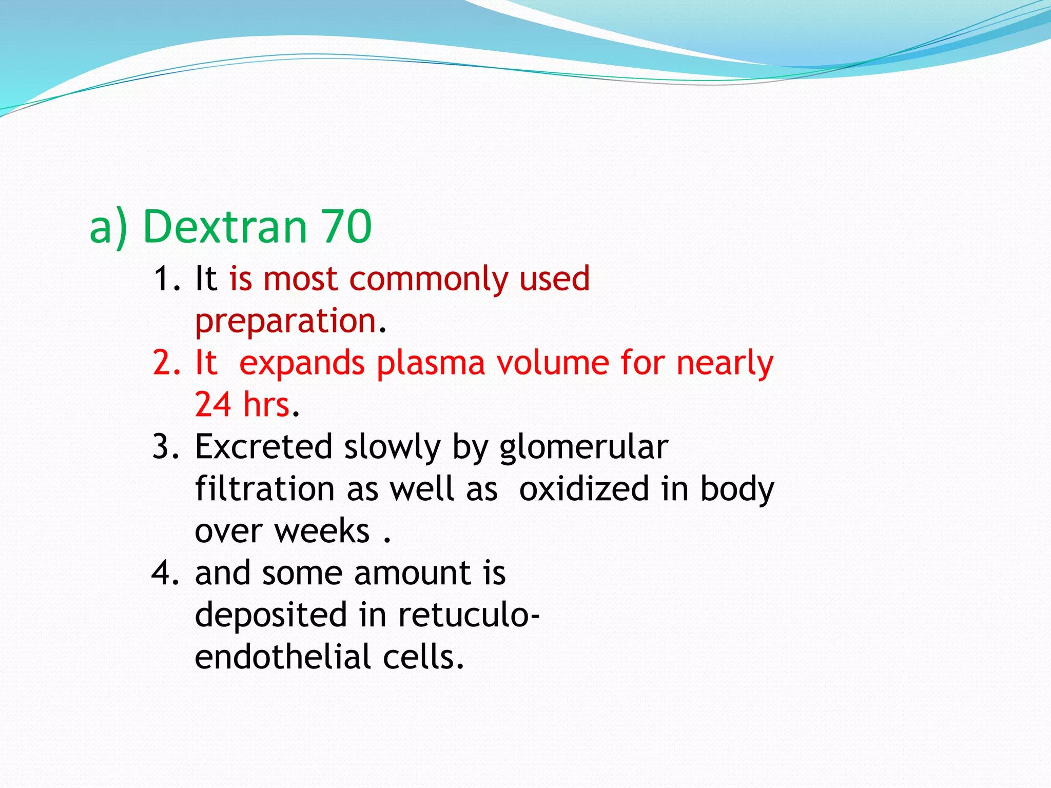 Plasma volume expanders | PPTX