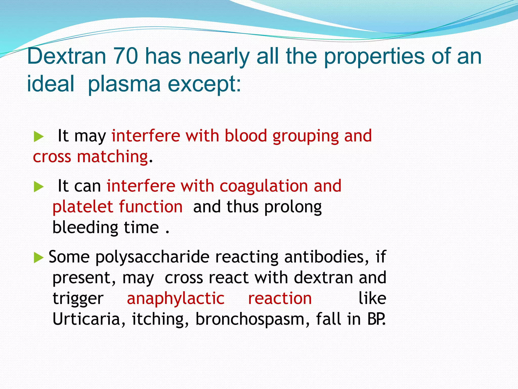 Plasma volume expanders | PPTX