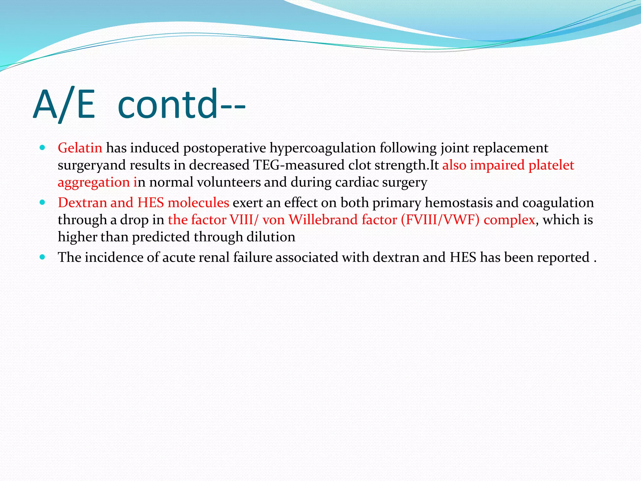 Plasma volume expanders | PPTX