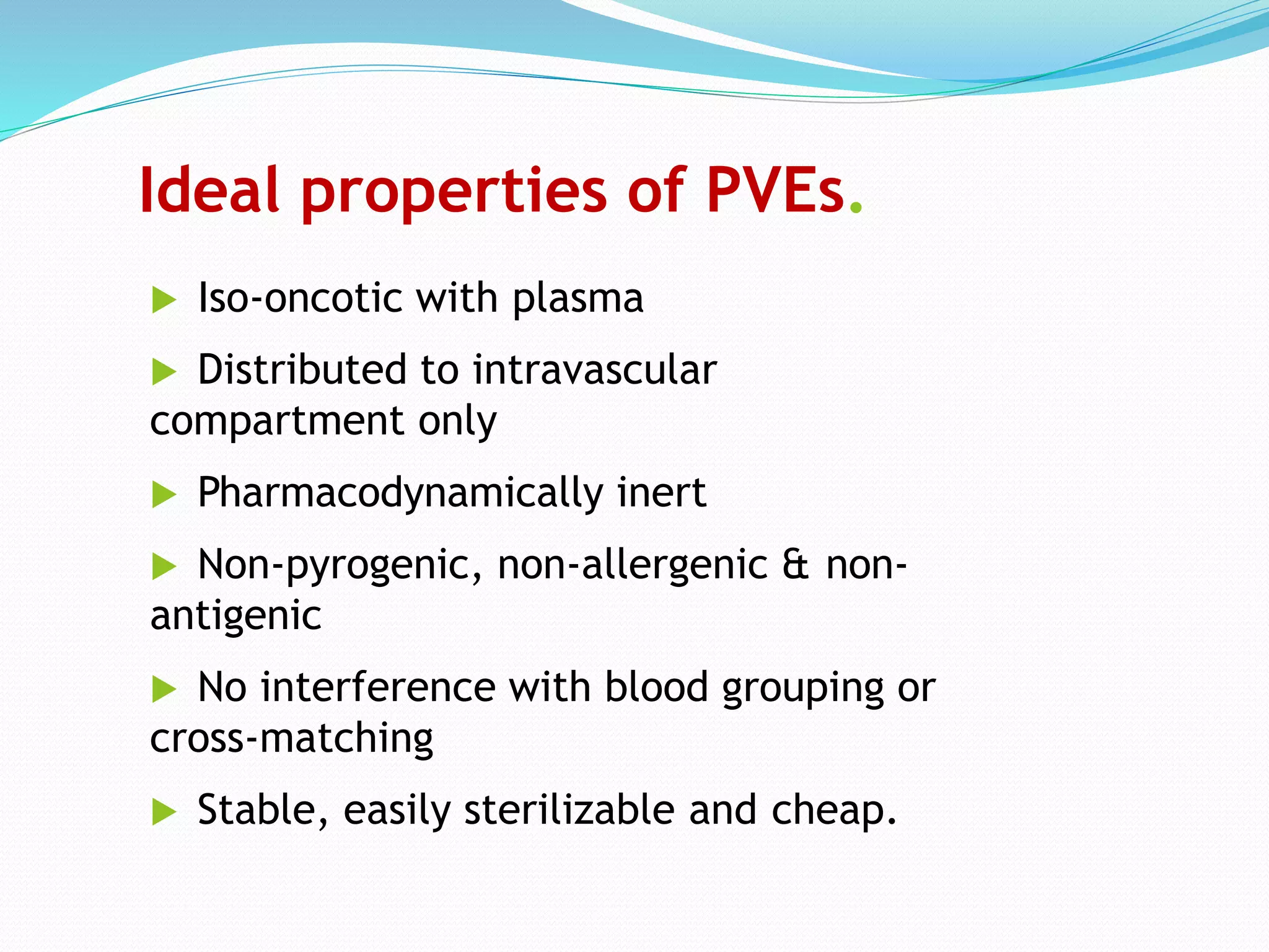 Plasma volume expanders | PPTX