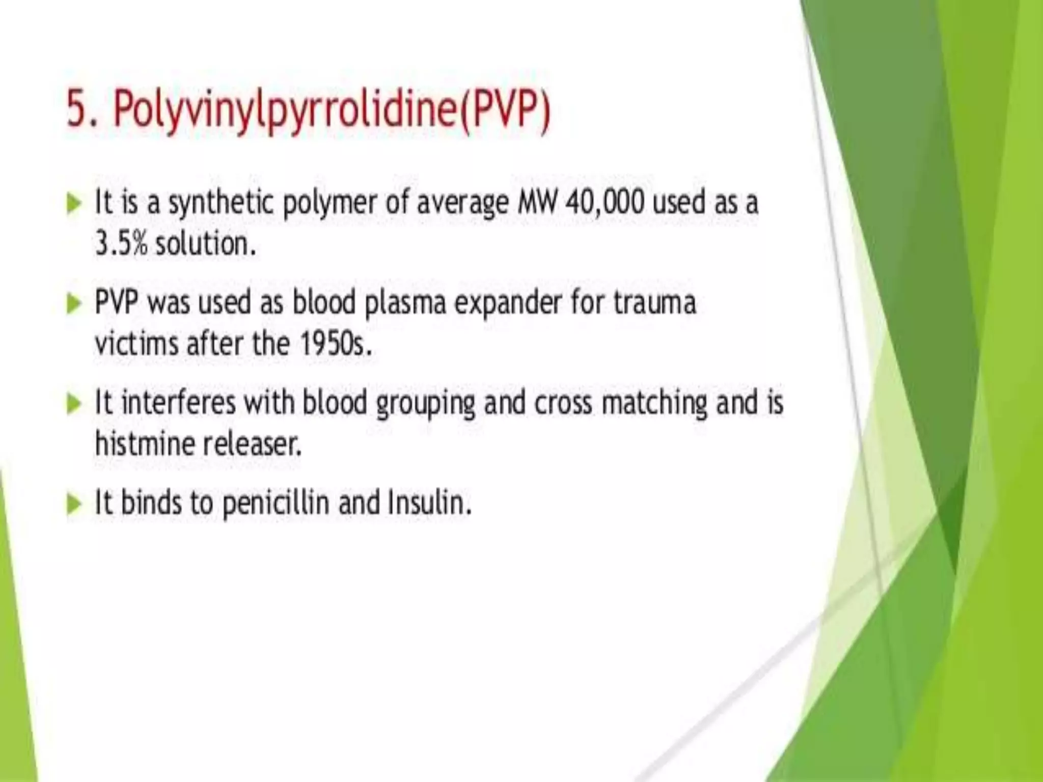 Plasma volume expander | PPTX