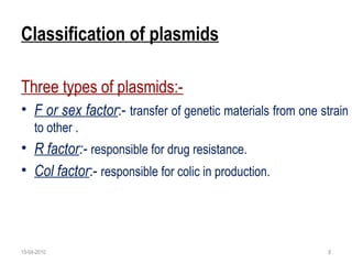 Plasmid | PPT