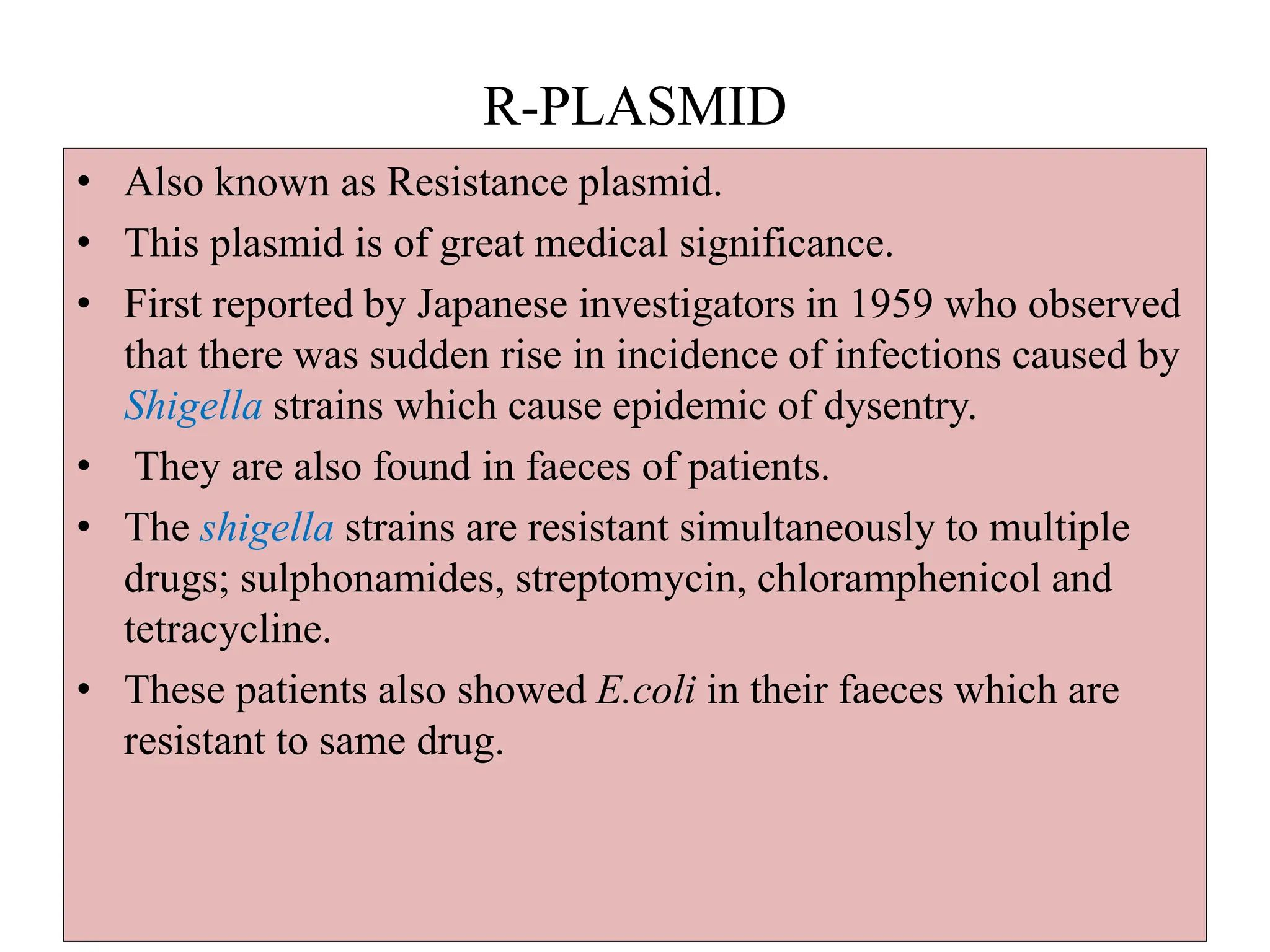 Plasmid: types, structure and functions. | PPTX