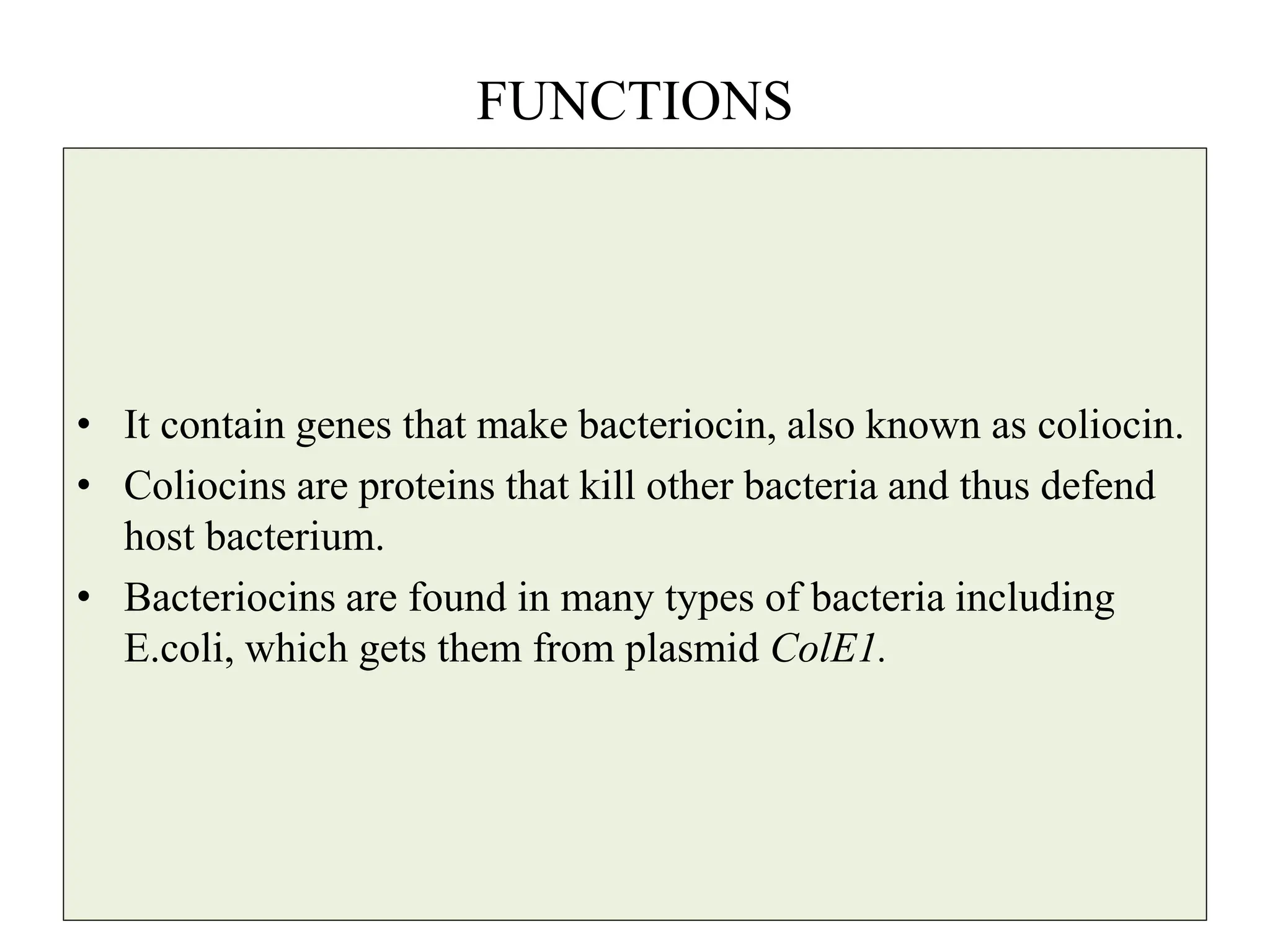 Plasmid: types, structure and functions. | PPTX