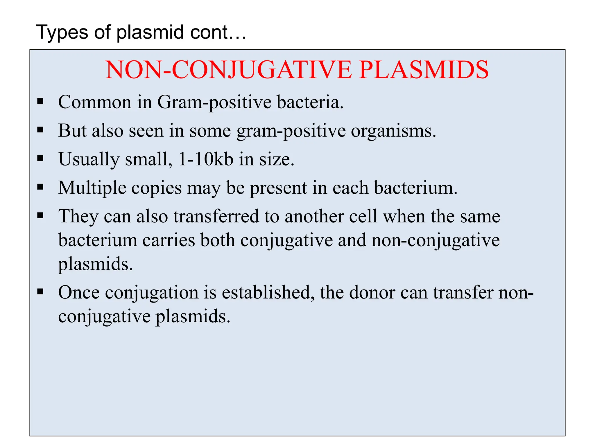 Plasmid: types, structure and functions. | PPTX