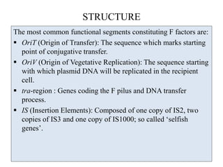 Plasmid: types, structure and functions. | PPTX