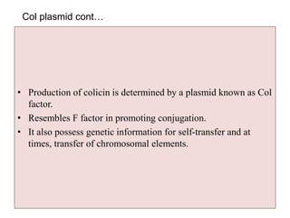 Plasmid: types, structure and functions. | PPTX