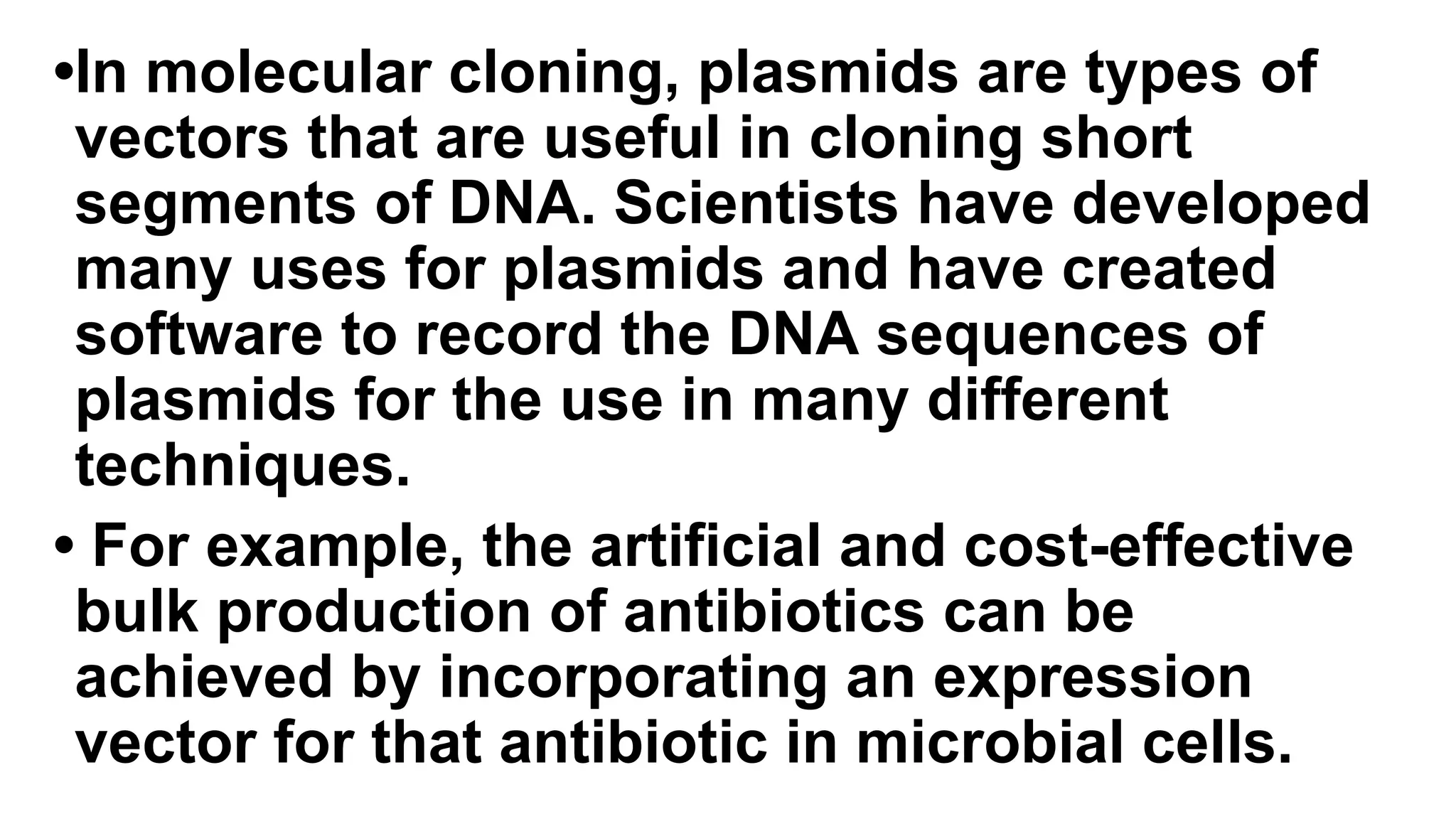 PLASMID DNA PLASMUD VECTOR PLASMID PLASMID | PDF