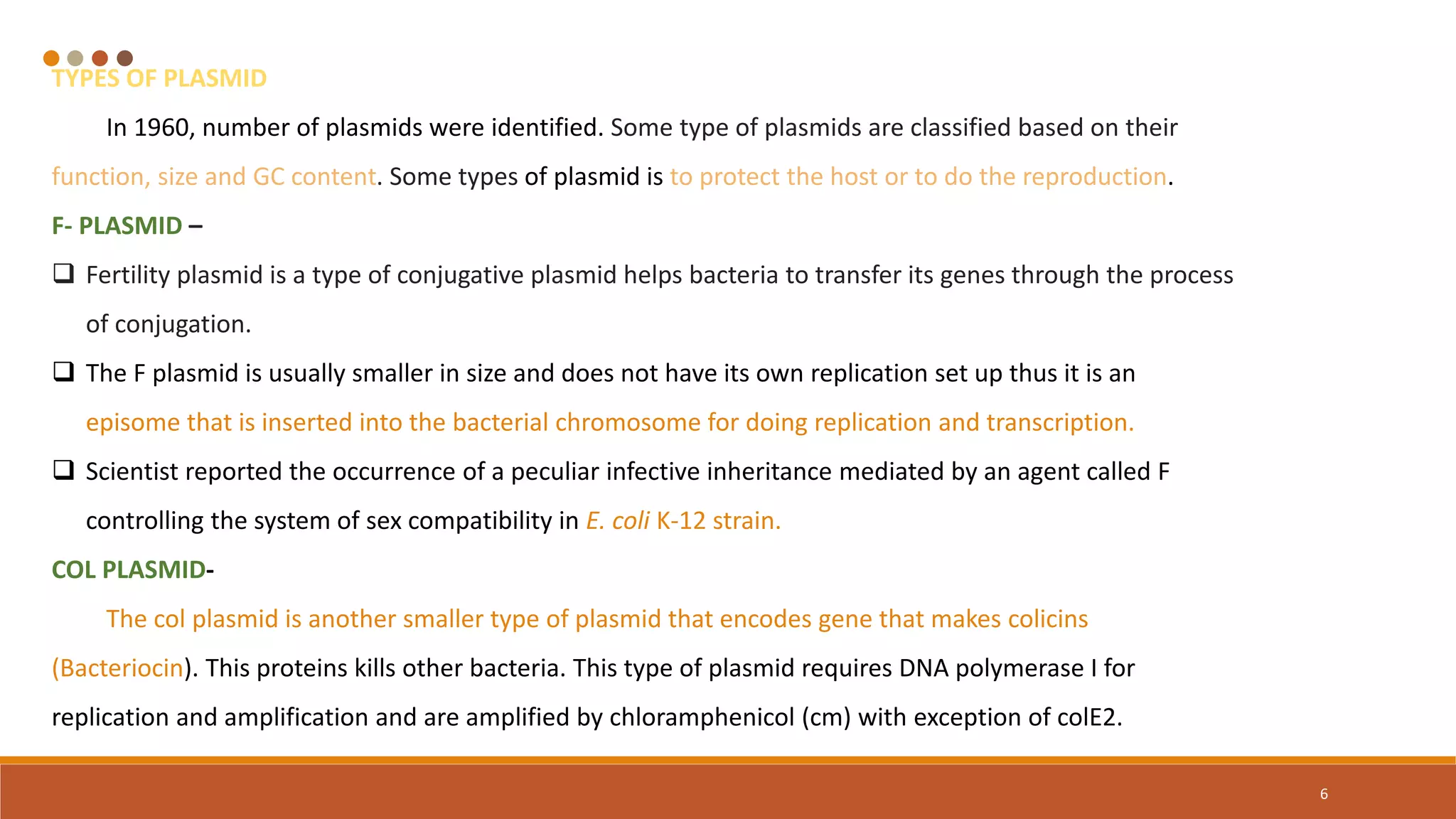 PLASMID AND ITS TYPES.pptx