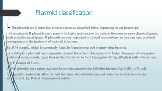 PLASMIDS AND VECTORS | PPTX