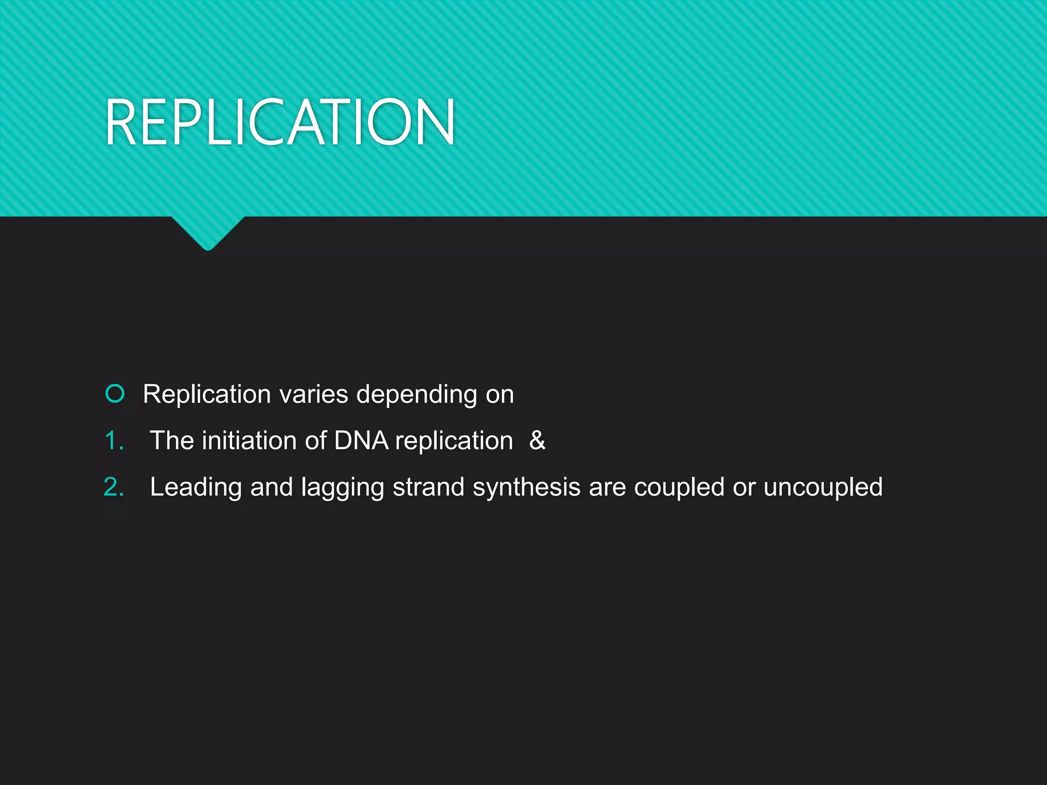 Plasmid replication -methods & types | PPTX