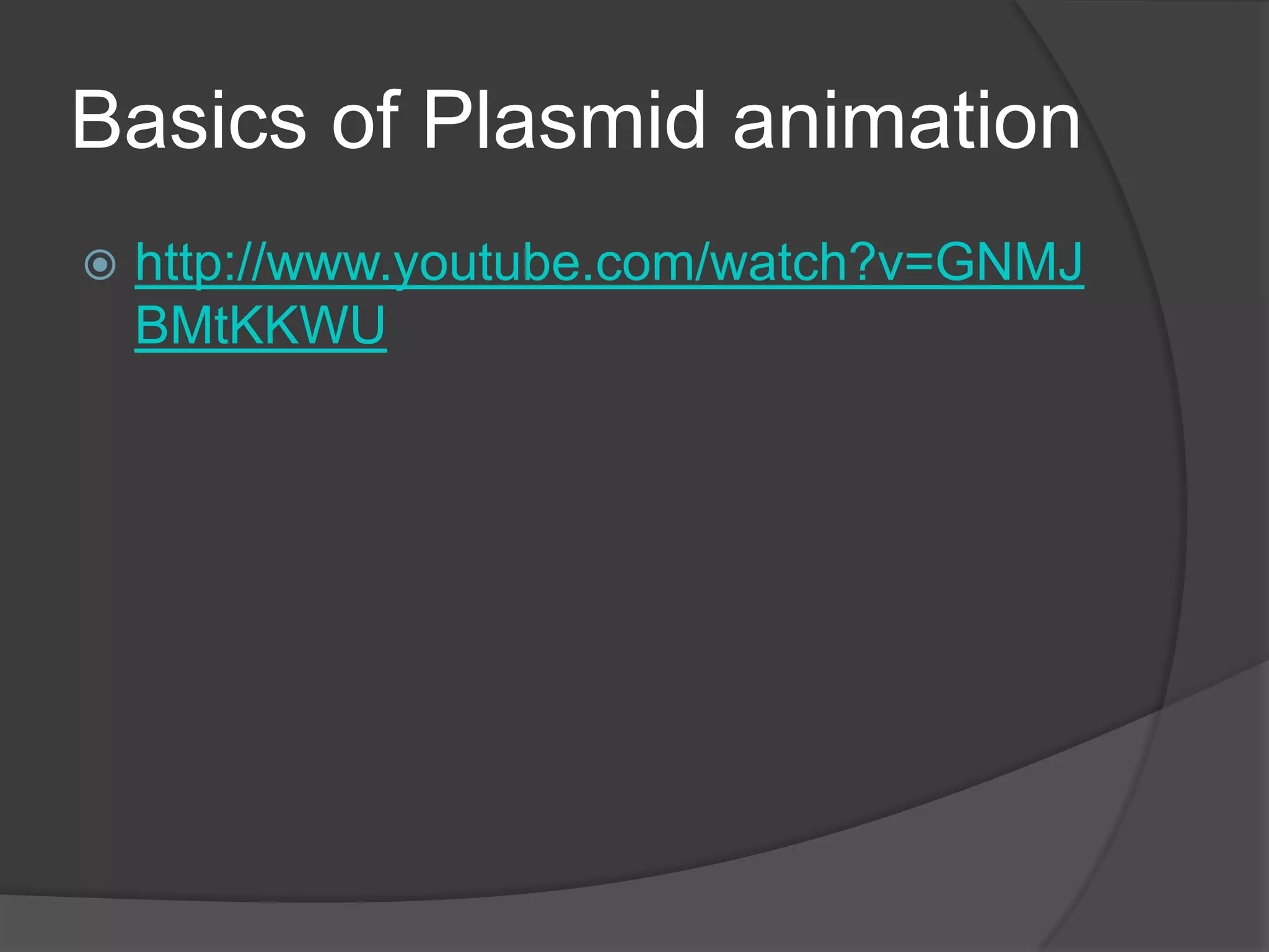 Plasmids | PPT