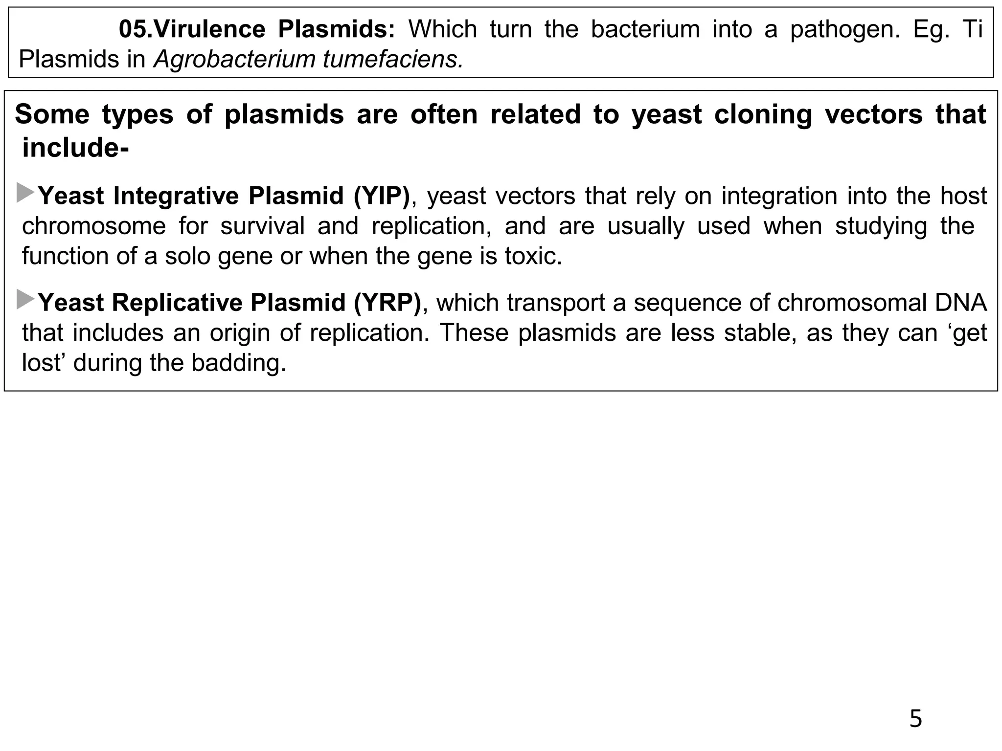 Plasmids | PPT