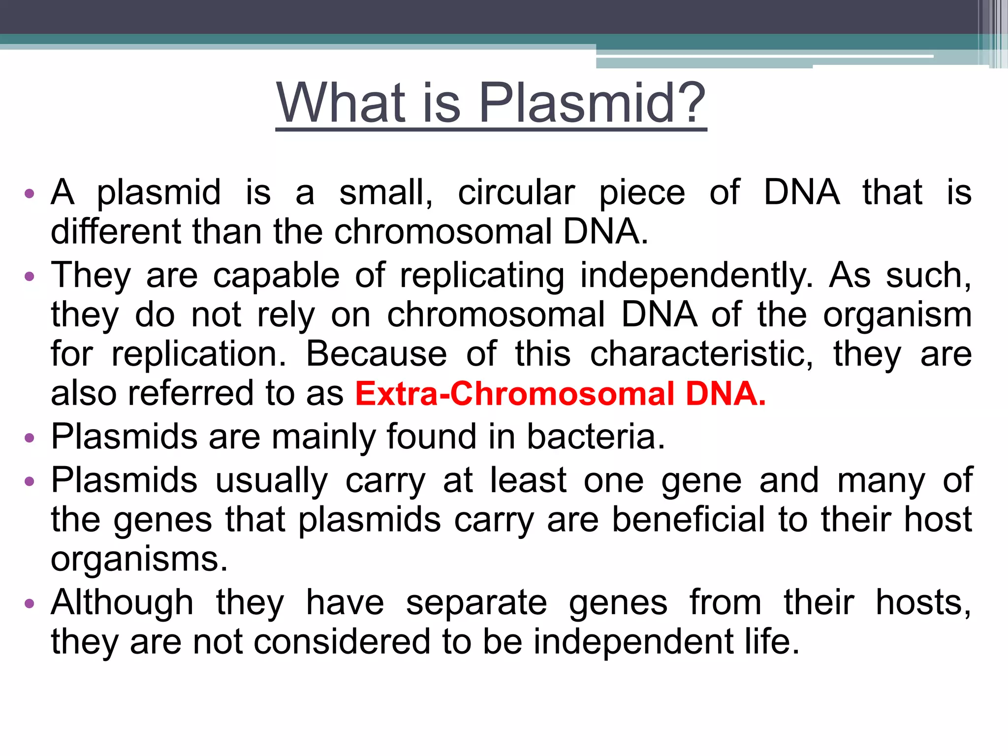 Plasmid | PPTX