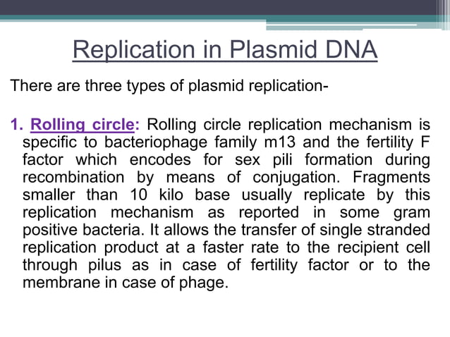 Plasmid | PPTX | Biological Sciences | Science