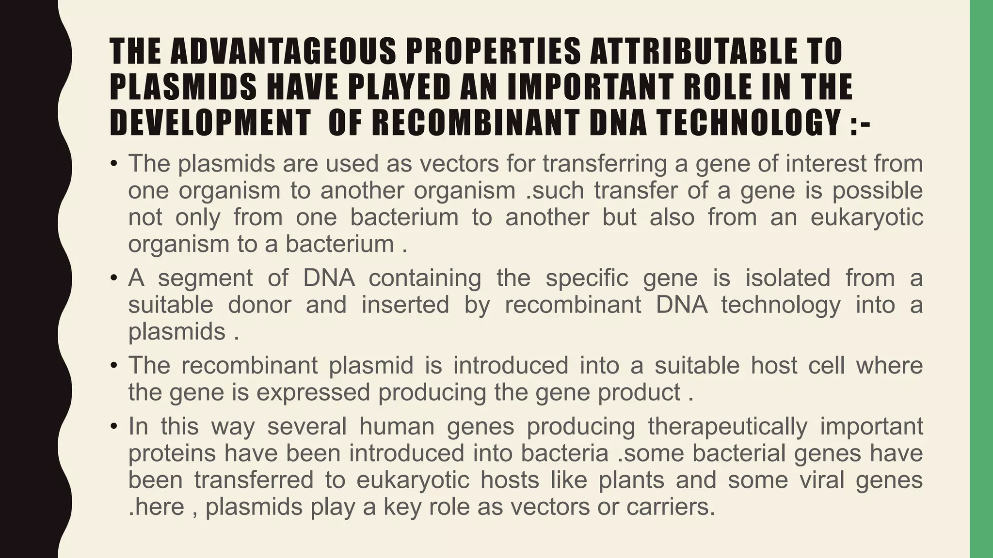Plasmids | PPTX