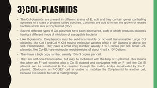 Plasmids | PPTX