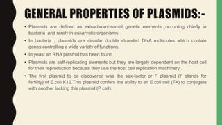 Plasmids | PPTX