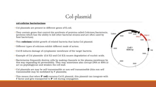 Plasmids | PPTX