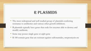 PLASMIDS.pptx microbiology biotechnology | PPTX