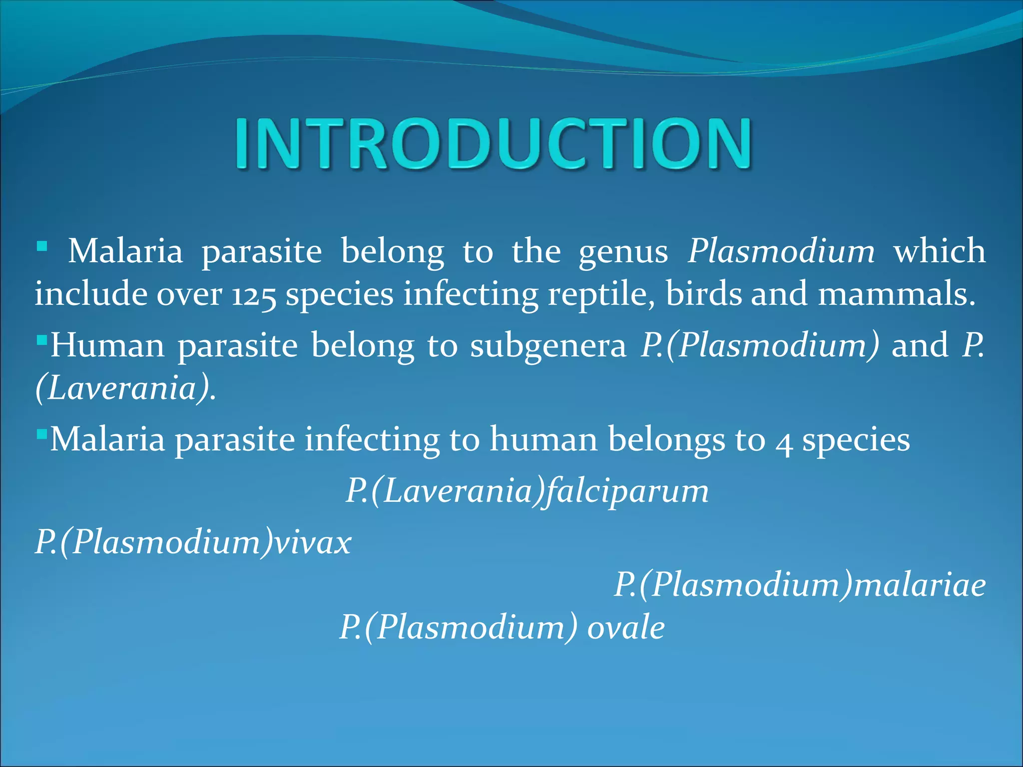 Plasmodium species | PPT