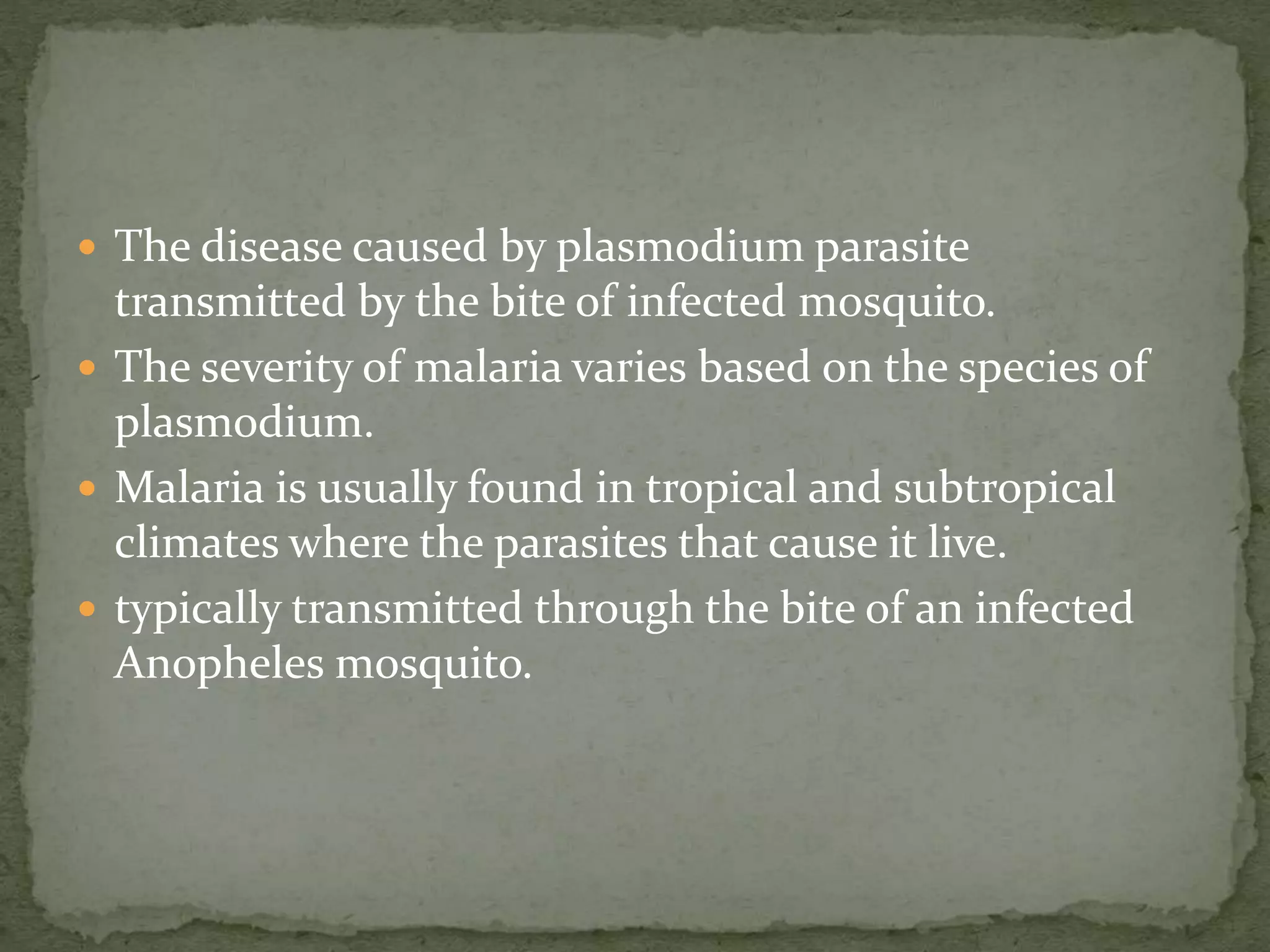 Plasmodium | PPTX | Infectious Diseases | Diseases and Conditions