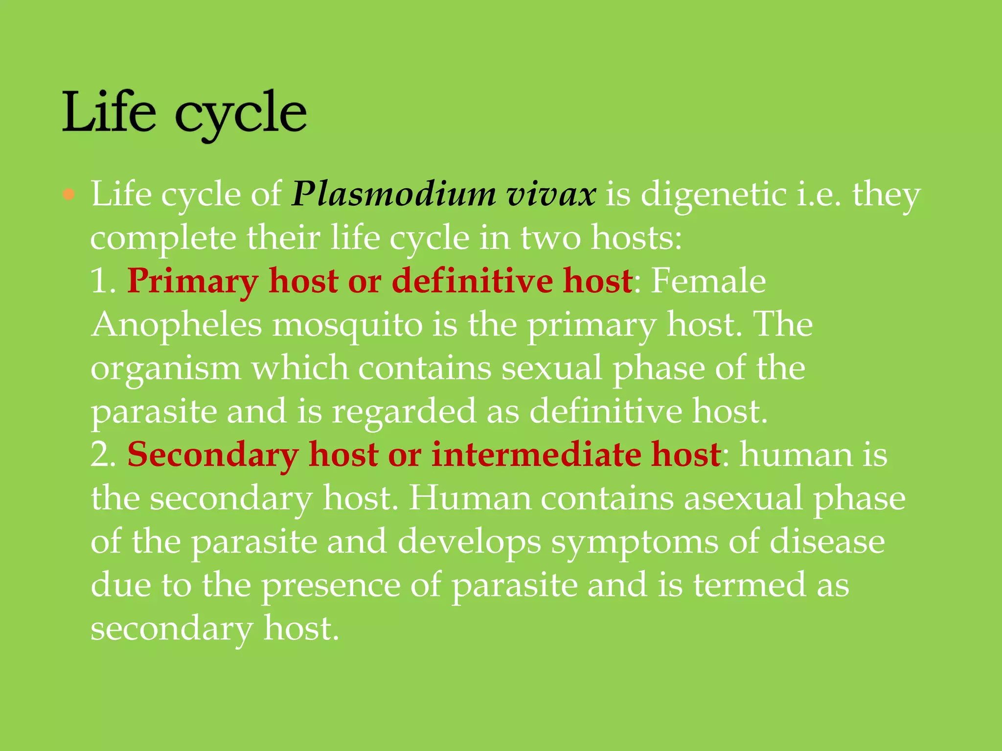 Plasmodium | PPTX