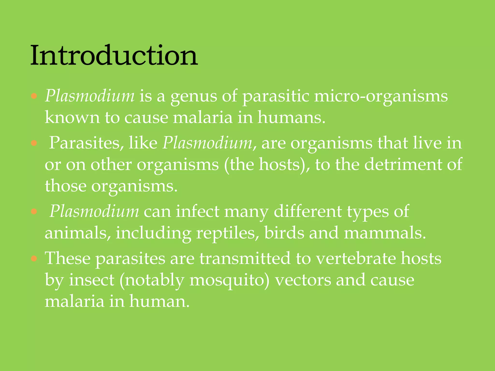 Plasmodium | PPTX