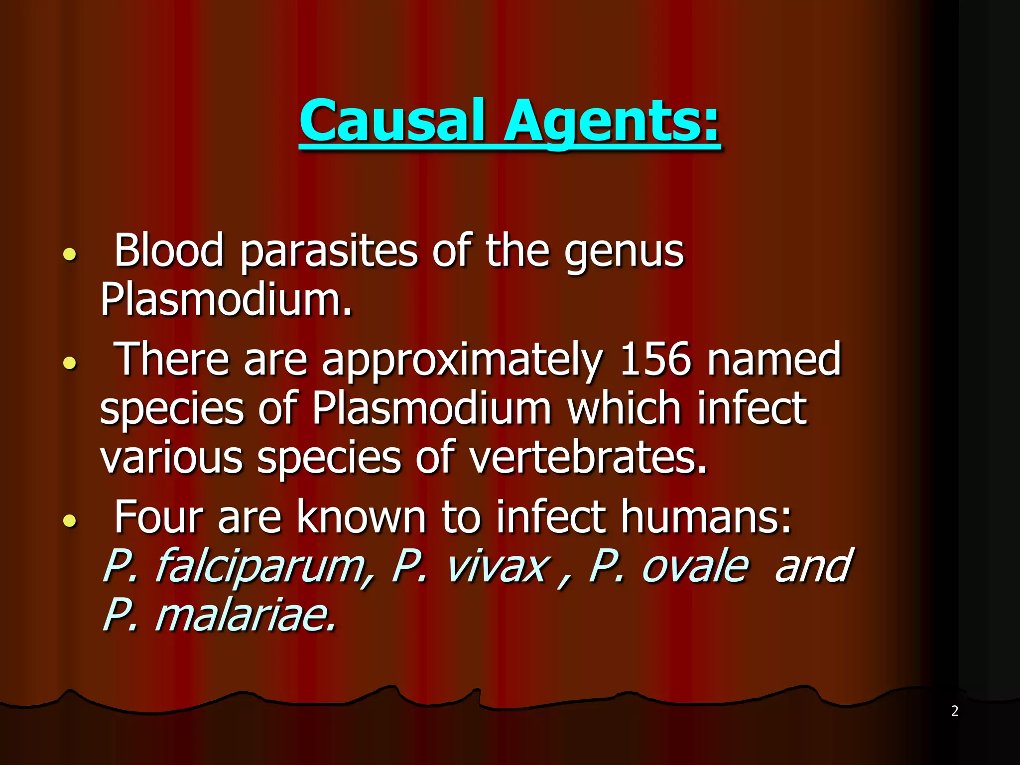Plasmodium malarial parasite | PPSX